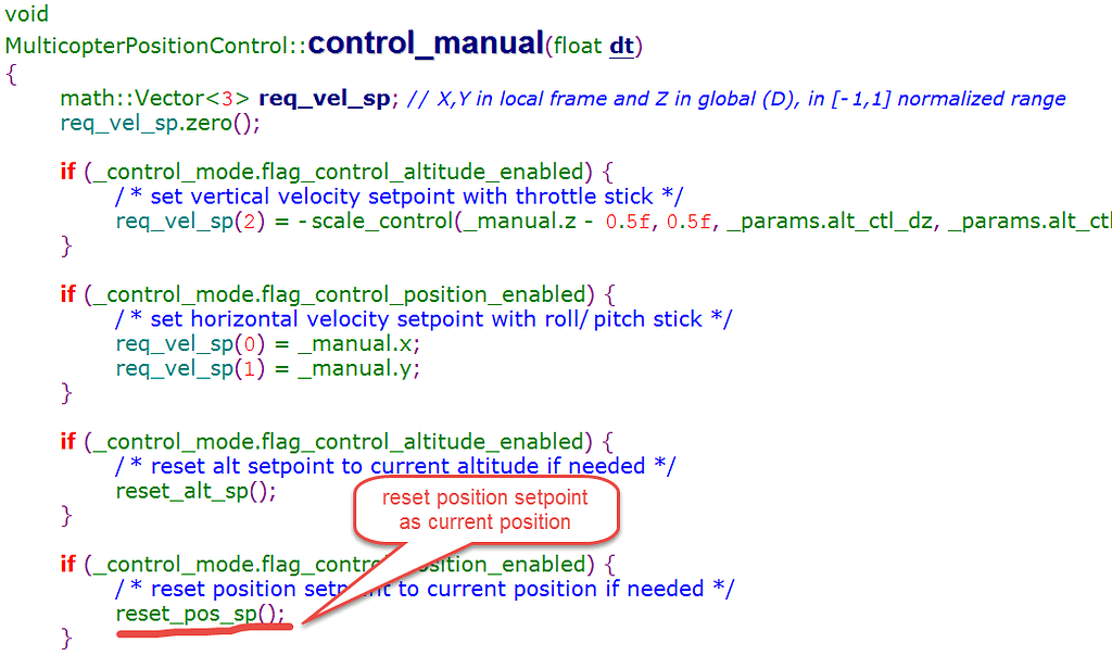 MC position control - Discussion Forum for PX4, Pixhawk, QGroundControl ...