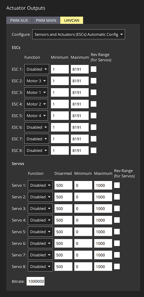 Adding Additional DroneCAN Control Surfaces to the Multicopter (Generic Quad) Airframe - PX4 ...