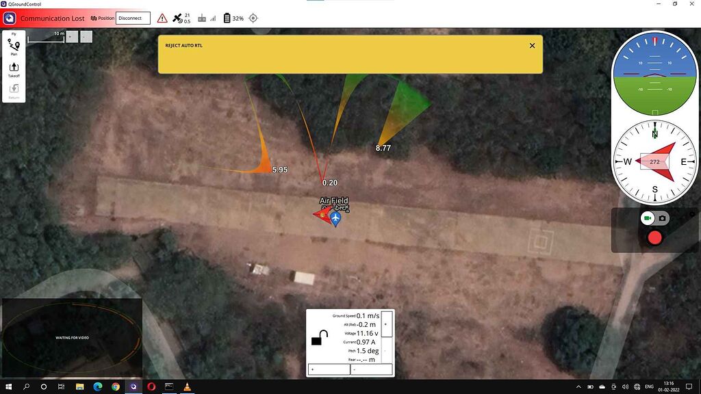 Overlay of obstacle during collision prevention - QGroundControl ...