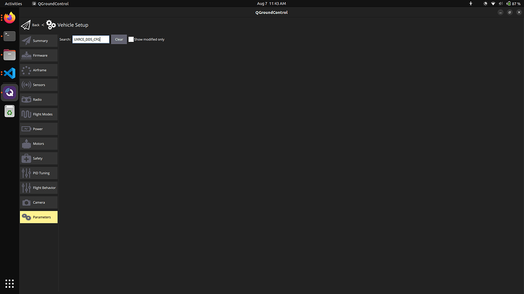 PX4 parameter UXRCE_DDS_CFG missing - PX4 Autopilot - Discussion Forum ...