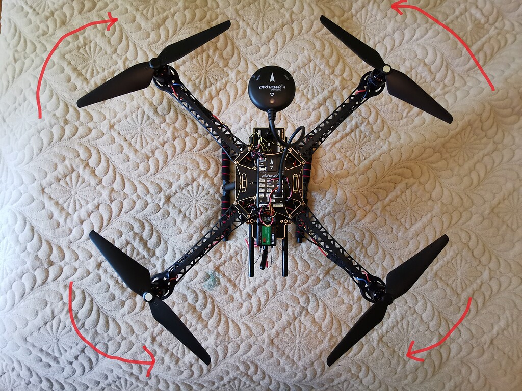 PX4 Holybro S500 V2 can't take off - Flight Testing & Log Analysis ...