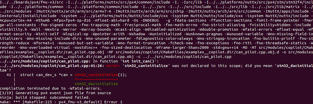Can Bus exemple - Discussion Forum for PX4, Pixhawk, QGroundControl ...