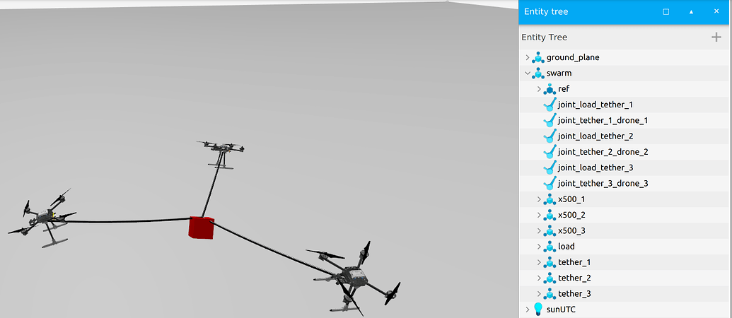 Simulating multiple physically connected drones in Gazebo - PX4 Autopilot - Discussion Forum for ...