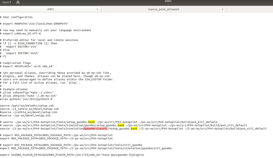 [mavros_posix_sitl.launch] is neither a launch file in package [px4] nor is [px4] a launch file ...