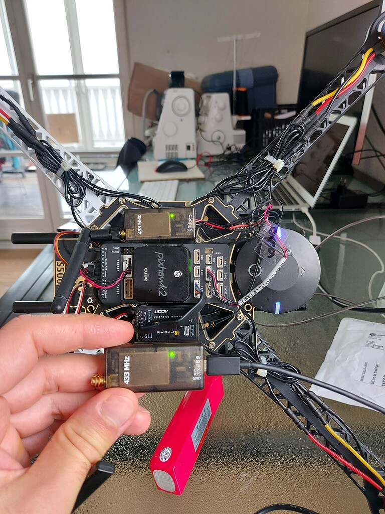 How to setup HK 433 Mhz telemetry radio with Pixhawk 2 cube and Qground ...