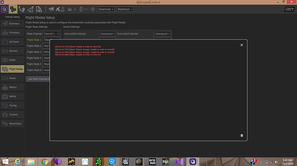 QGC cannot write on PX4 microsd - QGroundControl - Discussion Forum for PX4, Pixhawk ...