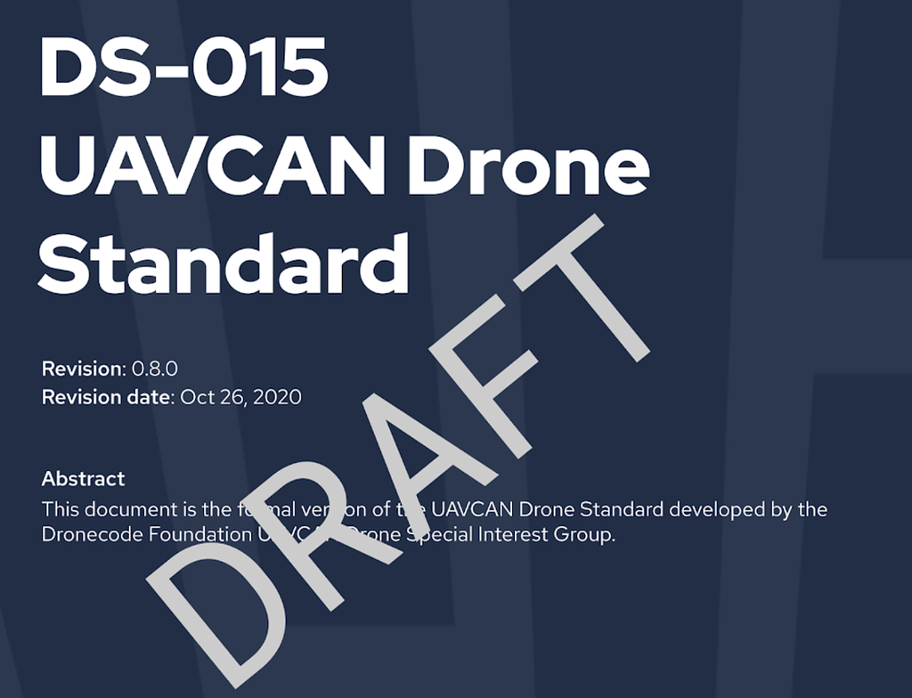 Introducing DS-015 UAVCAN Drone Standard (current draft v0.8) - Dronecode - Discussion Forum for ...