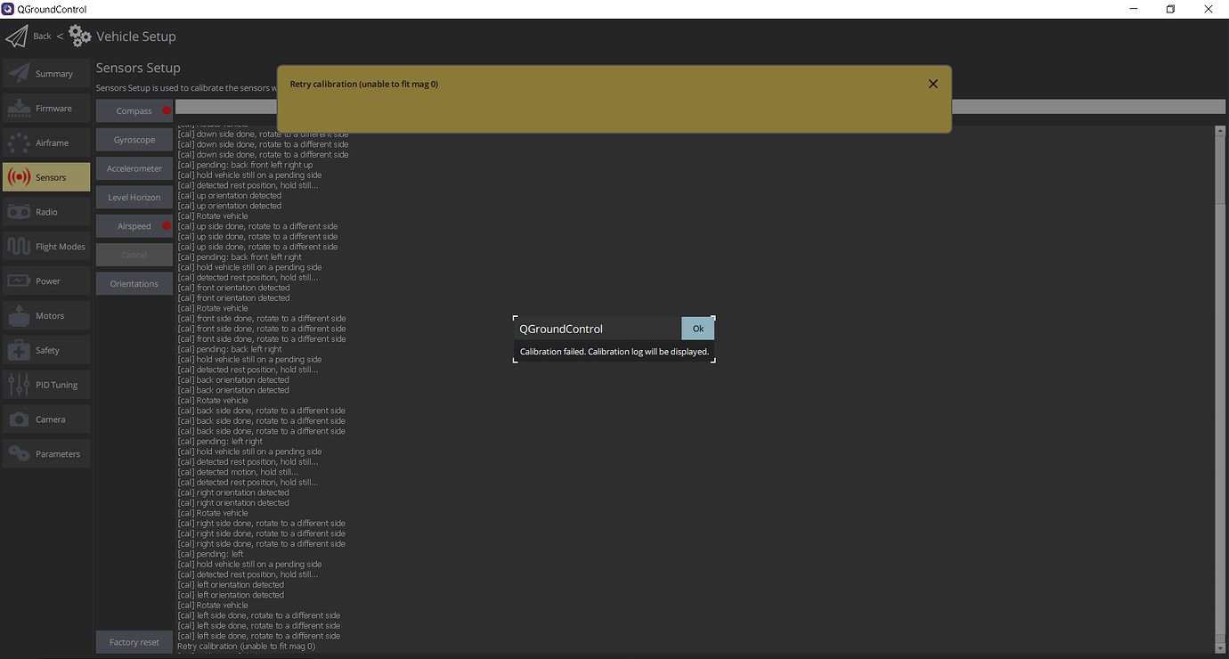 Retry Calibration (Unable to fit mag 0) - PX4 Autopilot - Discussion Forum for PX4, Pixhawk ...