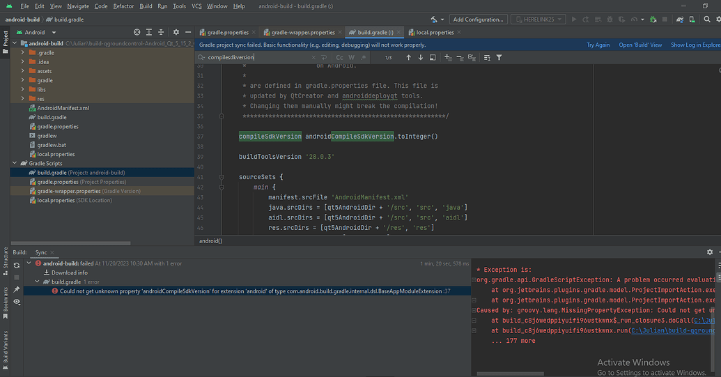 A guide to compile QGC Android - QGroundControl - Discussion Forum for ...