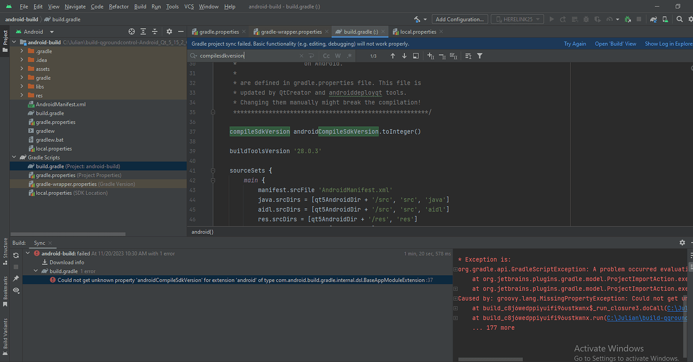 A guide to compile QGC Android - QGroundControl - Discussion Forum for PX4, Pixhawk ...