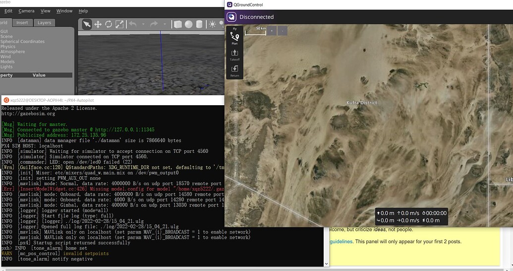 How to make QGControl connect to gazebo simulation - Discussion Forum for PX4, Pixhawk ...
