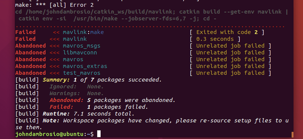 ROS/Gazebo Setup Troubleshooting - ROS / MAVROS / MicroDDS - Discussion ...