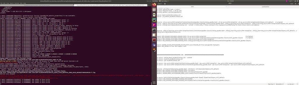 How to roslaunch px4 mavros_posix_sitl.launch with other workspace - PX4 Autopilot - Discussion ...