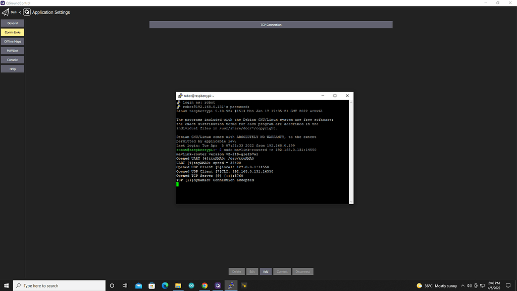 UDP Connection to QGC - MAVLink - Discussion Forum for PX4, Pixhawk, QGroundControl, MAVSDK, MAVLink