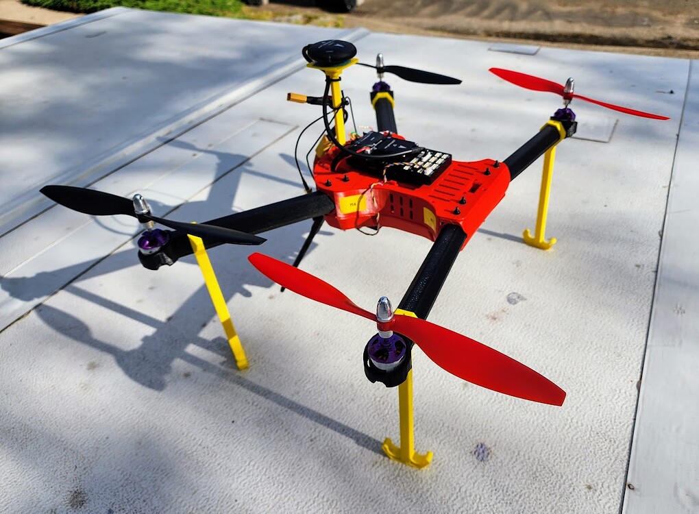 3D Printed 10" Quad. Pixhawk 5X. Build Log - PX4 Autopilot - Discussion ...
