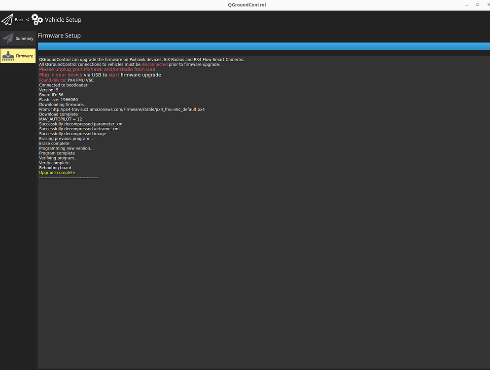Pixhawk 6C Mini vehicle unable to connect in QGC - QGroundControl - Discussion Forum for PX4 ...