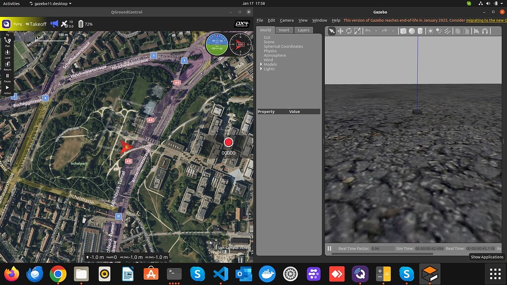 Drone arm but not takeoff sitl gazebo - PX4 Autopilot - Discussion Forum for PX4, Pixhawk ...