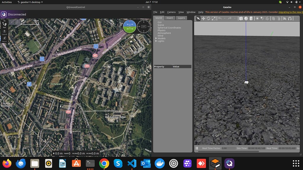 QGC not connected to custom drone URDF - PX4 Autopilot - Discussion ...