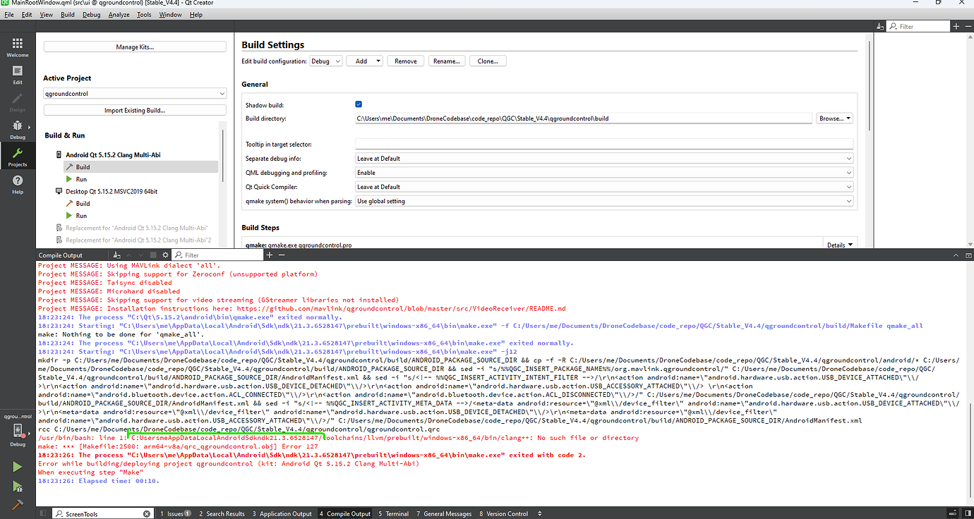 A guide to compile QGC Android - QGroundControl - Discussion Forum for PX4, Pixhawk ...