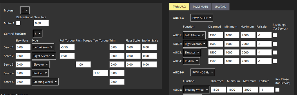 How to map RC channels to custom servo - PX4 Autopilot - Discussion Forum for PX4, Pixhawk ...