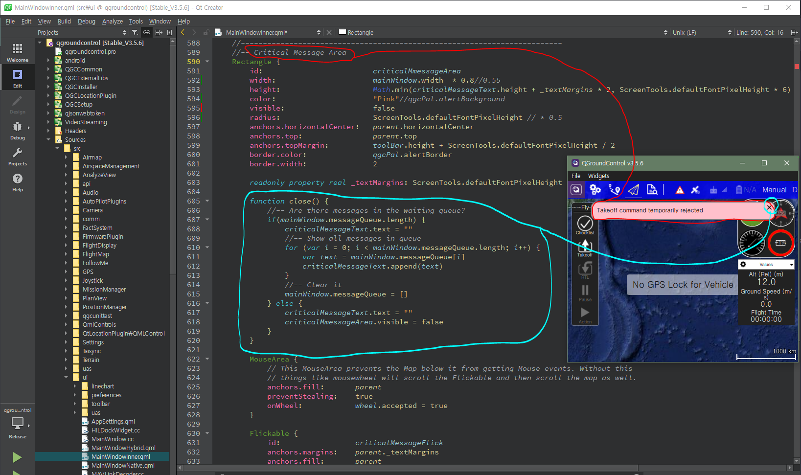 Is There A Way To Access This Message Box Qgroundcontrol Discussion Forum For Px4 Pixhawk